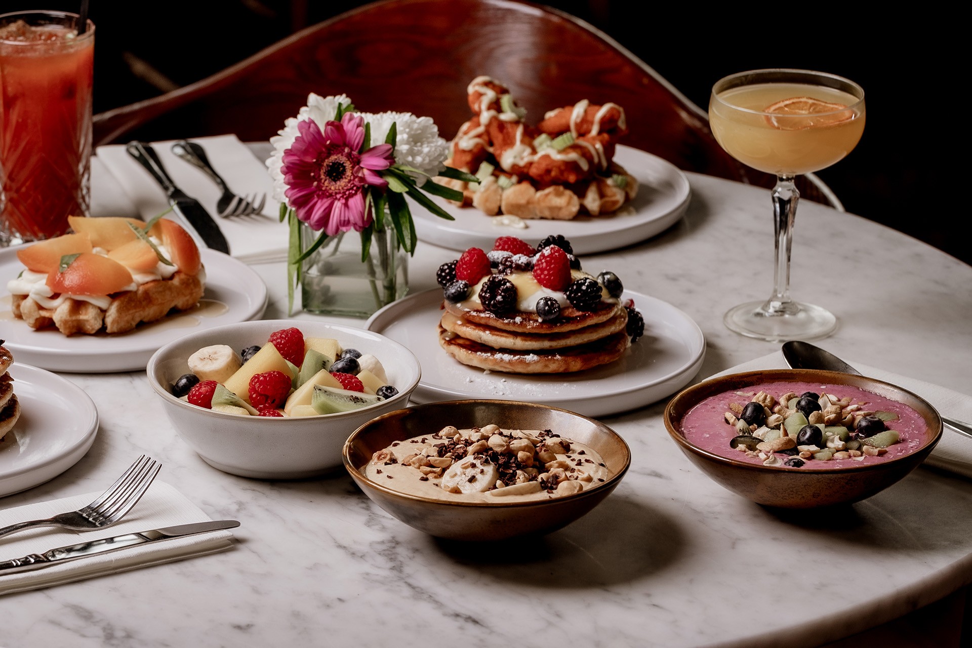 Food at The Chamberlain Hotel in Tower Hill